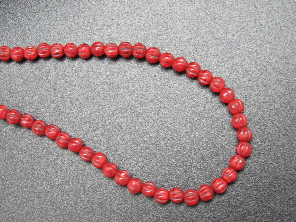 4mm Melon Ladybug with Brown Wash - Julie's Xpressions